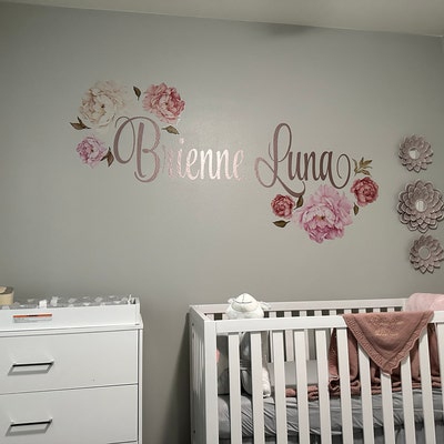Personalized Girls Name Wall Decal Childrens Room Girls Bedroom Teen ...