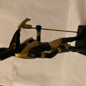 Vintage Seth Standing Mini Statue Hand-painted Egyptian God Set Altar ...