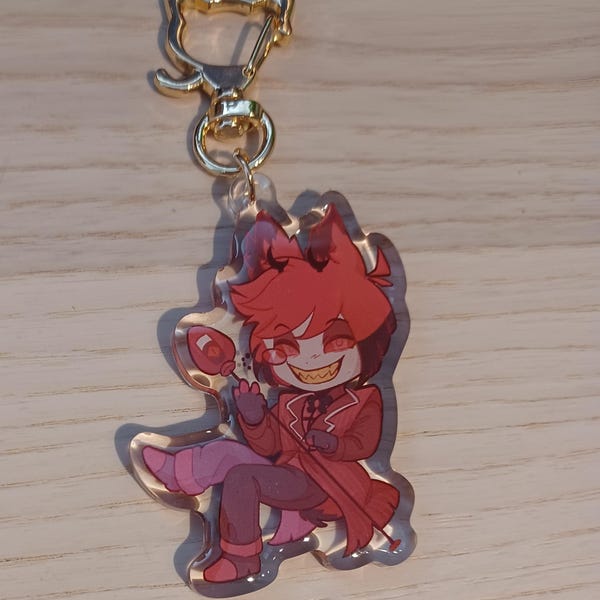 Hazbin Hotel Keychains - Etsy