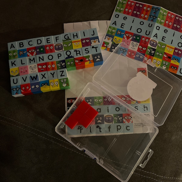 Alphablocks Set, Colored Alphablocks. DYI Kit - Etsy Canada