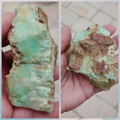 CHRYSOPRASE 2 3-6 Oz Heart Chakra Rough Rocks and Mineral Specimen Raw Healing Crystals Chakra ...