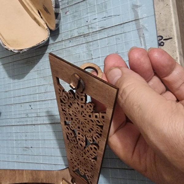 Christmas Laser Cut Files Lantern Snowflakes 3D Glowforge Cricut SVG ...