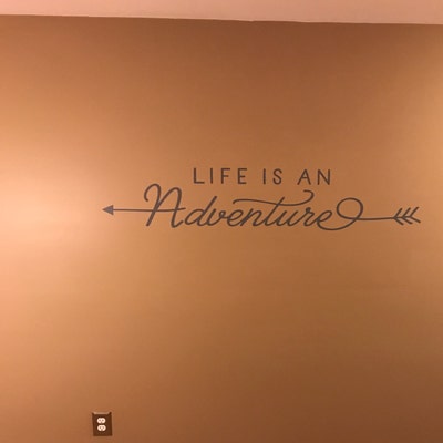 Adventure Wall Decal Life is an Adventure Arrow Vinyl Decal Adventure ...