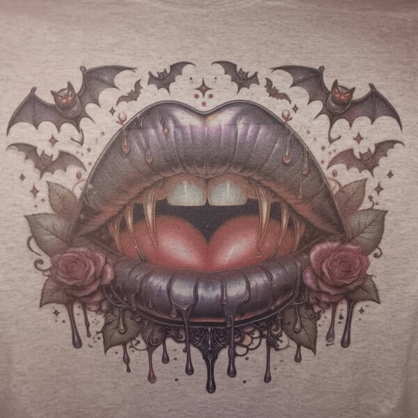 Gothic Lips PNG Sublimation Design Halloween DTF Lip Print Clipart ...