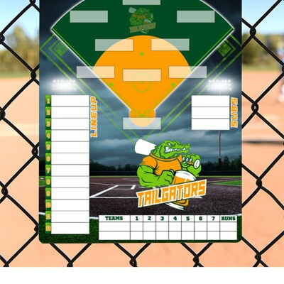 Custom Lineup Cards Baseball or Softball 4 Part Carbonless - Etsy