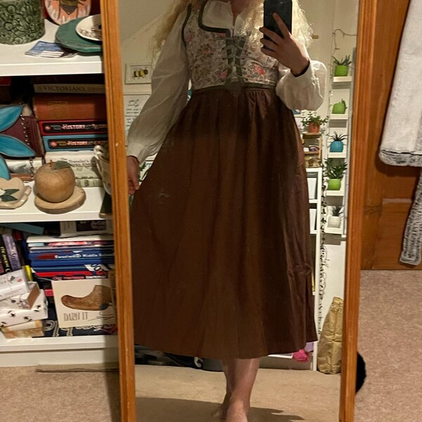 Hobbit Bodice, Renaissance Corset Flowers Cottagecore Style Corset Vest ...