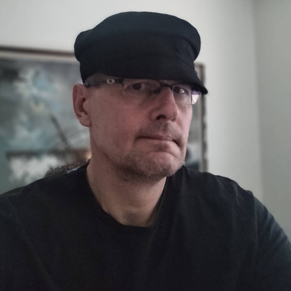 Fiddler on the Roof Hat Black Cotton Linen Tevye Fiddler Fisherman ...