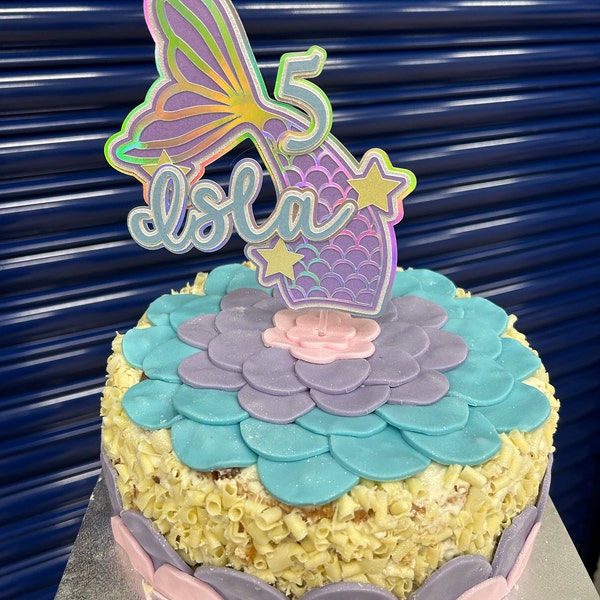 Personalised Martini Glass Cake Topper | Adult Birthday Cake Topper ...