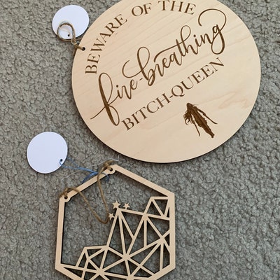 Geometric Velaris Wooden Wall Art, Velaris, Night Court, ACOTAR, ACOWAR ...