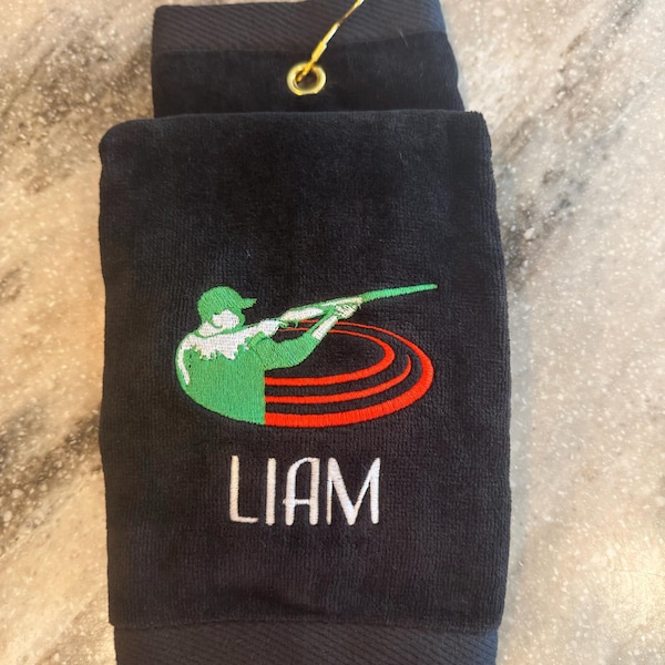 Trap and Skeet Shooting Towel Sporting Clays Personalized - Etsy