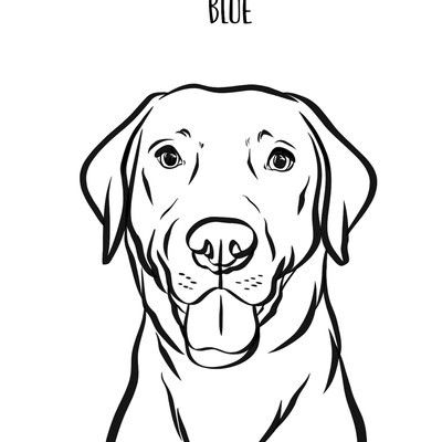 Boxer Dog Outline SVG/ Boxer Vector Illustration Bundle/ Cricut ...