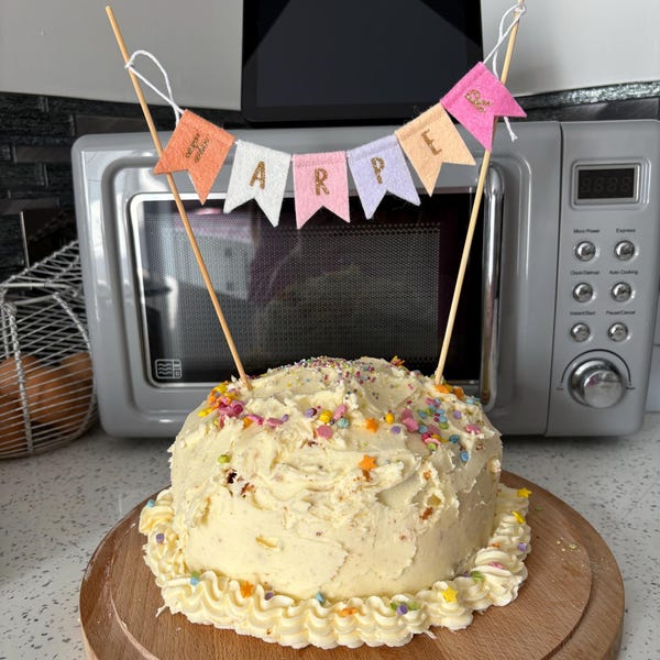 Hessian Cake Topper, Hen Do Cake Bunting, Custom Hen Do, Burlap Cake ...