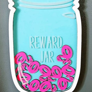 Reward Jar SVG Kids Reward Chart Svg Teacher Reward Jar Kids SVG Laser ...