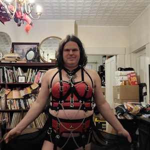 Rib Cage Chain Harness | Etsy