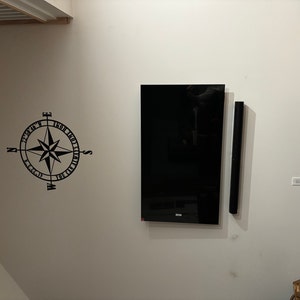 Personalized Life Tree Compass Sign , Metal Compass Wall Art ...