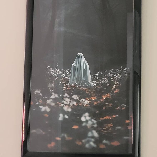 Ghost in the Forest, Vintage Poster, Art Poster Print, Dark Academia ...