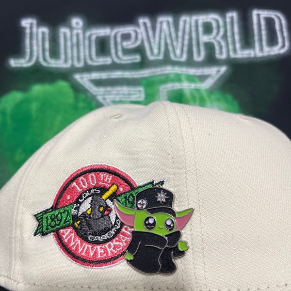 New Era Frame Fitted Hat Pin With Gems Blue Red Grey UNC - Etsy