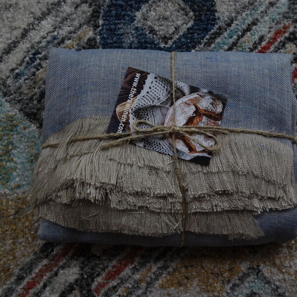 Waffle Linen Bath Towel With Ruffles, Ruffled Sauna Towel, Stonewashed ...