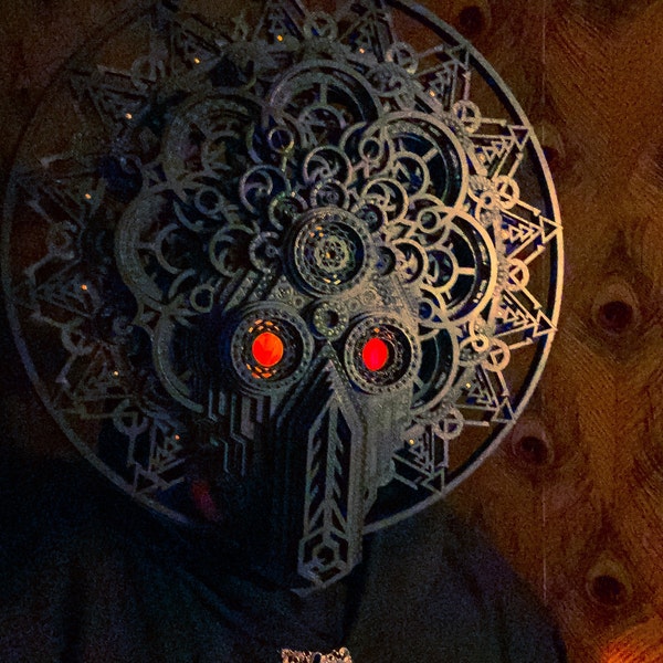 Mask Headdress Art Festival Fashion Sacred Geometry Deity Cathedral ...