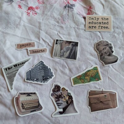 31pcs Stickers Pack Paper Materials Packvintage Letters - Etsy