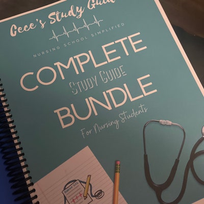 DIGITAL Complete Study Guide Bundle for Nursing Students Nursing Notes ...