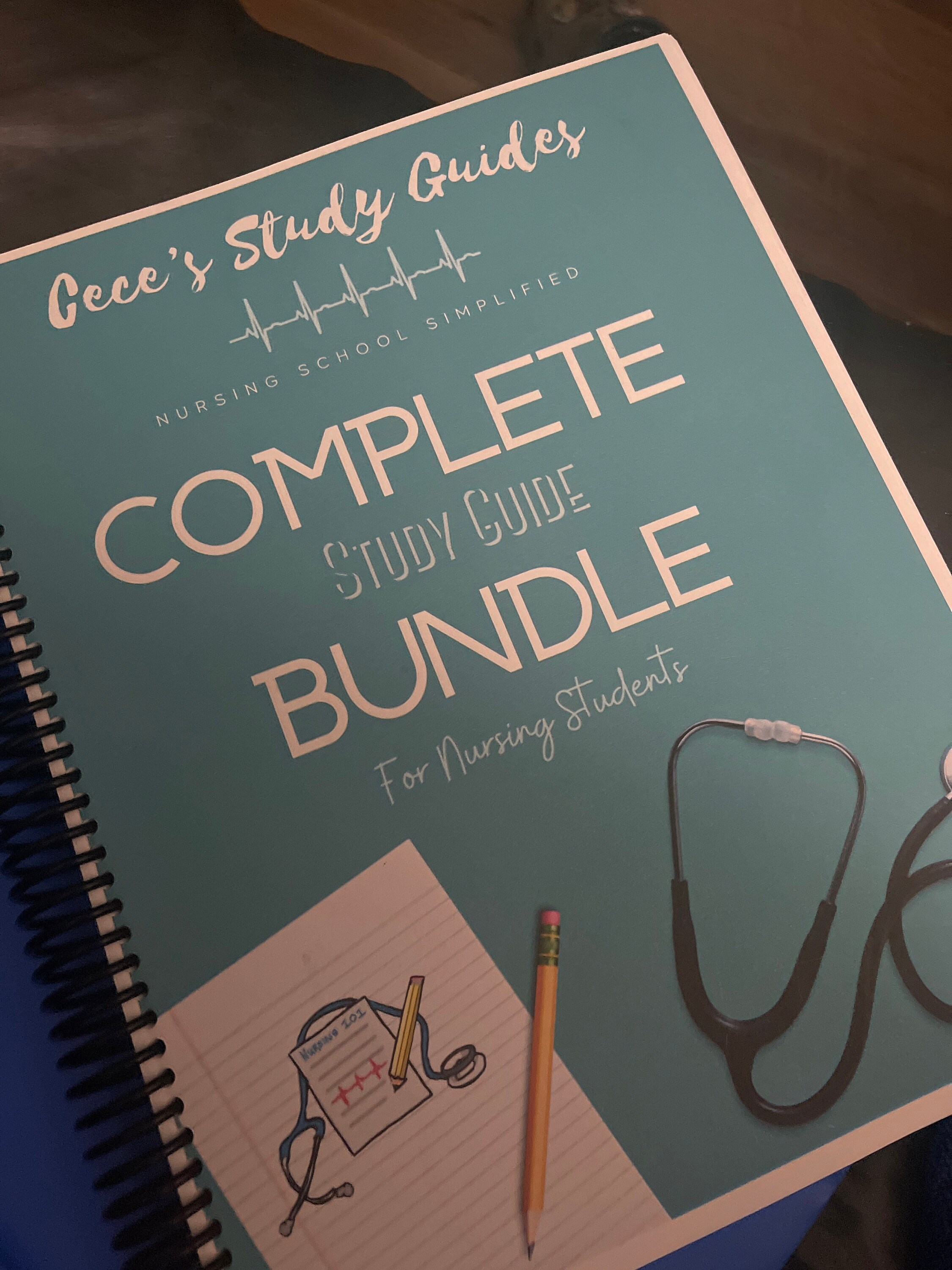 PRINTED | Complete Study Guide Bundle for Nursing Students - HARD COPY ...