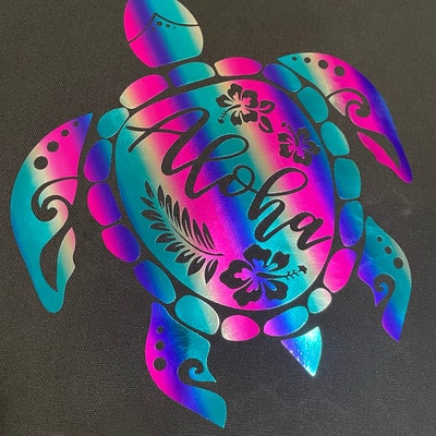 Turtle SVG, Aloha Turtle, Hibiscus Turtle, Palm Tree, Turtle Waves ...