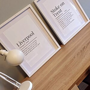 Manchester Definition Print, Manc Definition Print, Manchester Slang ...