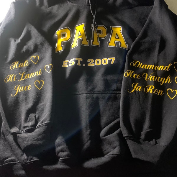 Papa Svg, Papa Varsity Svg, Dad Life, Papa Png, Papa Shirt, Jersey Font ...