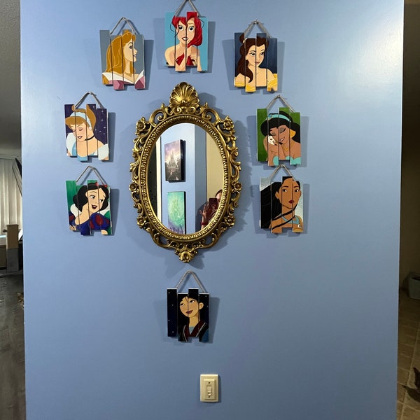 Ariel Boat Ride Handpainted Wooden Wall Sign - Etsy