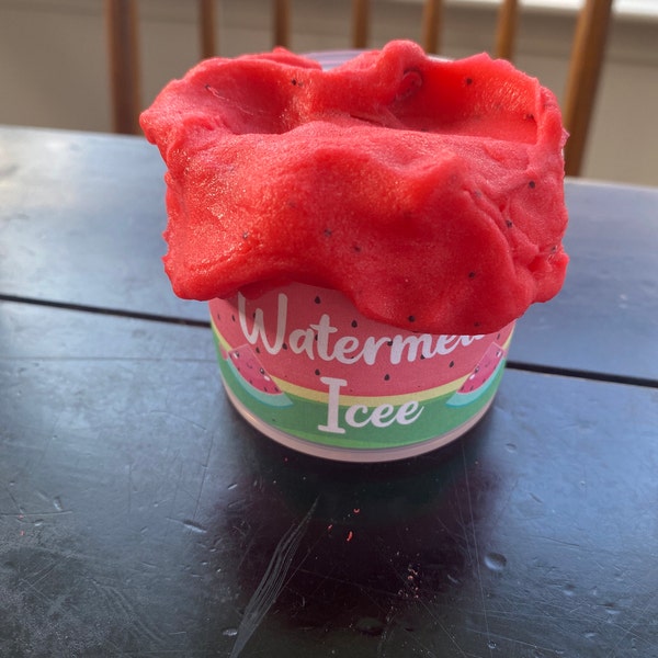 Watermelon Icee Slime: Scented Sensory Dough, Kids ASMR Gift - Etsy