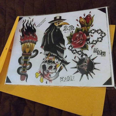 TATTOO FLASH SET 2020 - Etsy