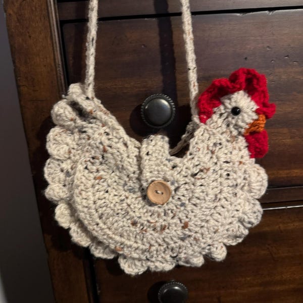 Crochet Chicken Bag Pattern Only U.S Terms - Etsy