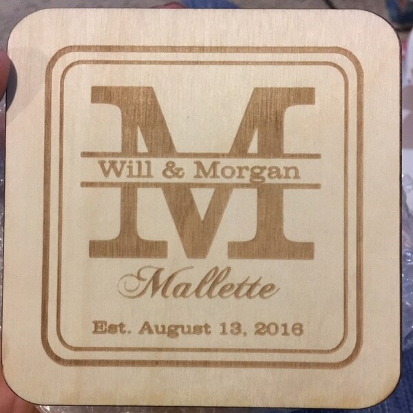 Corporate Gift, Coworker Gift, Personalized Coasters, Custom Coasters ...