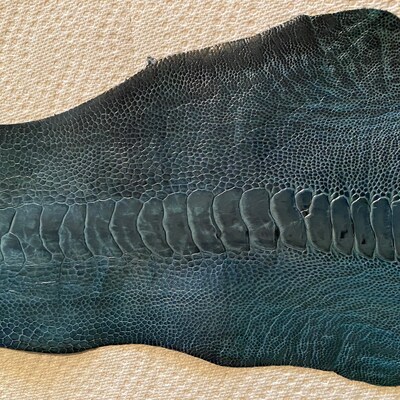 Ostrich Hide Leather Burnt Umber Color %100 Genuine Natural - Etsy