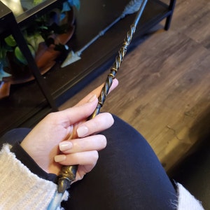 Witch Fairy Wands Wand Crystal Black and Pastel Magic Wand | Etsy