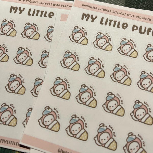 Kawaii Digital Planner/ One Month Digital Planner/ Undated Digital ...