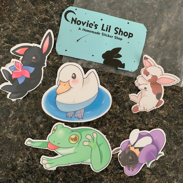 Ogerpon Cute Vinyl Sticker - Etsy