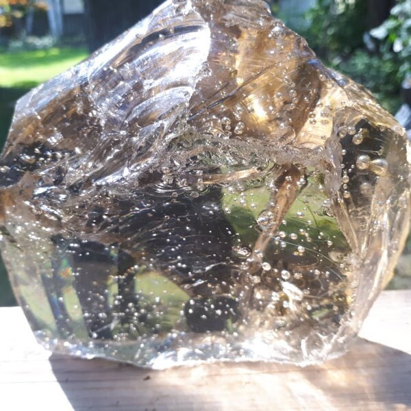 Jade Green Andara Monatomic Crystal Glass Rough 2,2kg - Etsy