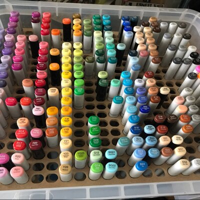 Copic Marker Holder Insert Only no Bin Holds 380 Sketch/ciao Markers - Etsy