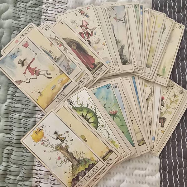 Printable Tarot Card Deck - Kawaii Style, 78 Cards, Cute and Colorful ...