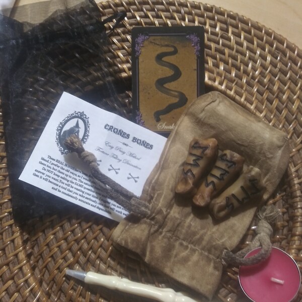 WITCHS Divination Bones CRONES BONES Real Bone Fortune Telling Bone ...