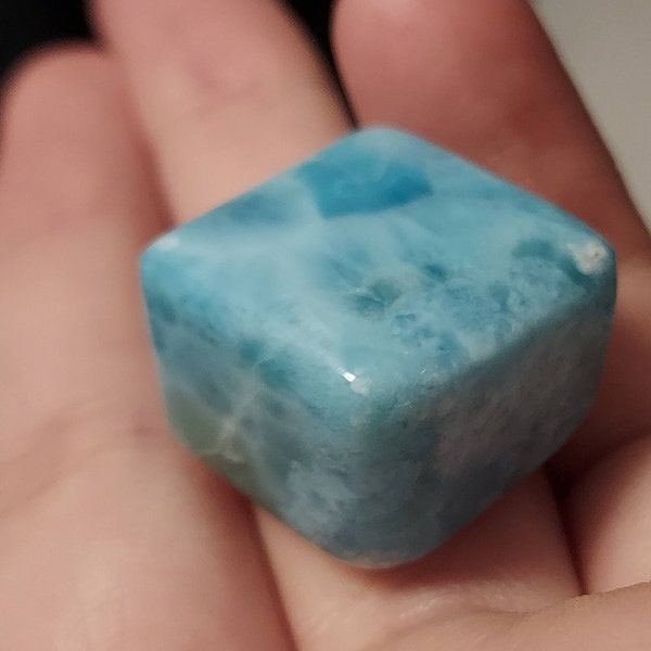 Set of 4 | 75g Translucent Larimar Crystal, High Quality Larimar Stone ...