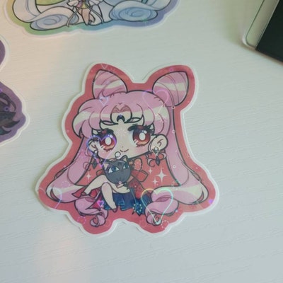 Café Mew Mew Chibi Holographic Stickers - Etsy