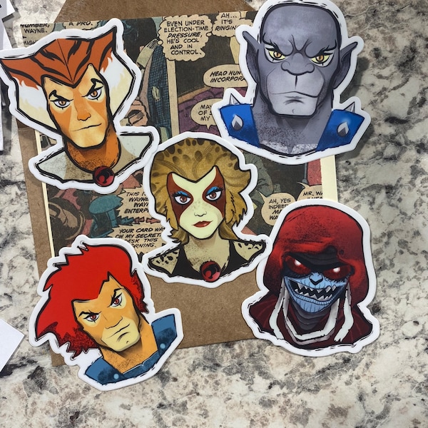 Thundercats Vinyl Stickers - Etsy