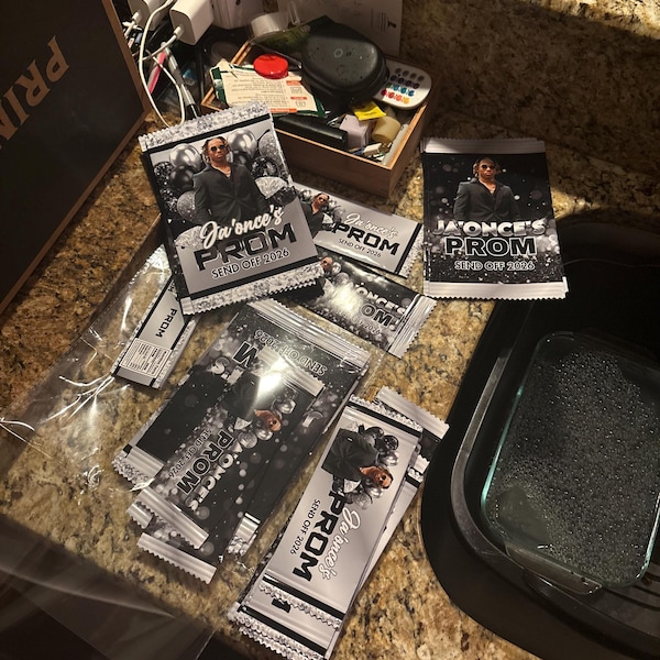 FILLED Custom PROM Party Favors for Prom, Prom Send Off, Custom Party ...