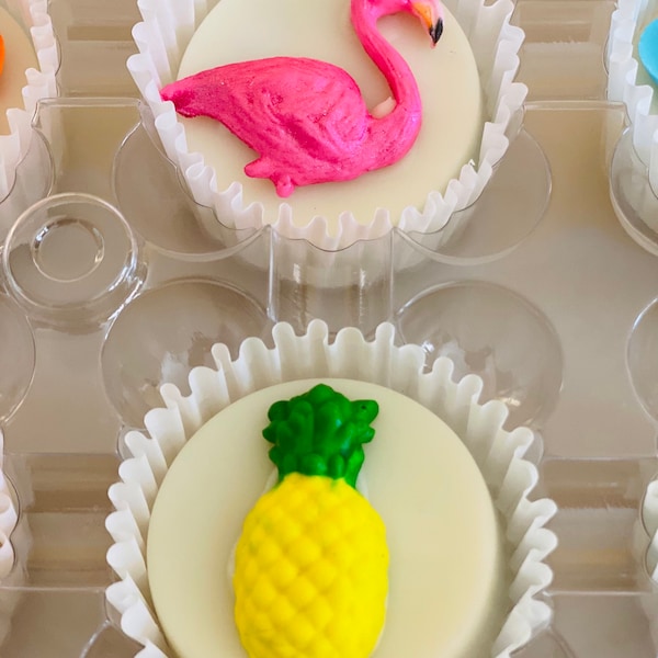 Fondant,sugar, Edible Tropical Flower for Cakes and Cupcakes#4 - Etsy