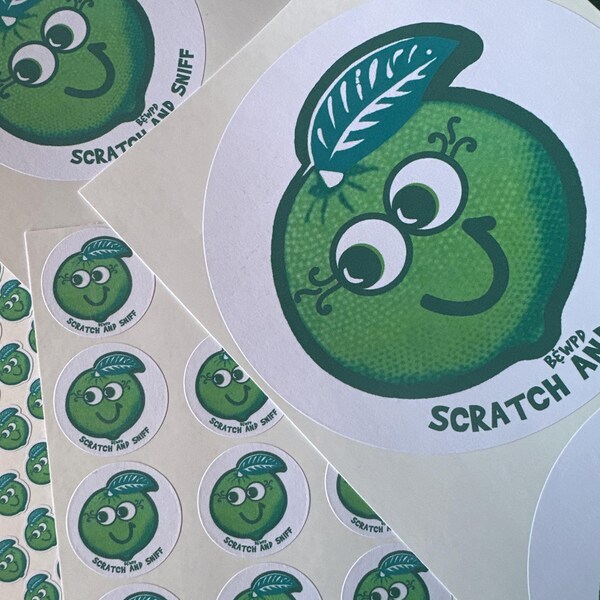 Halloween Scented Scratch and Sniff Stickers. Scented Chocolate Sticker ...