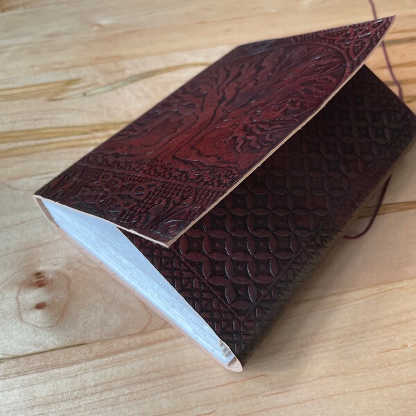 Celtic Star Leather Writing Journal - Brown Leather Journal - Celtic ...