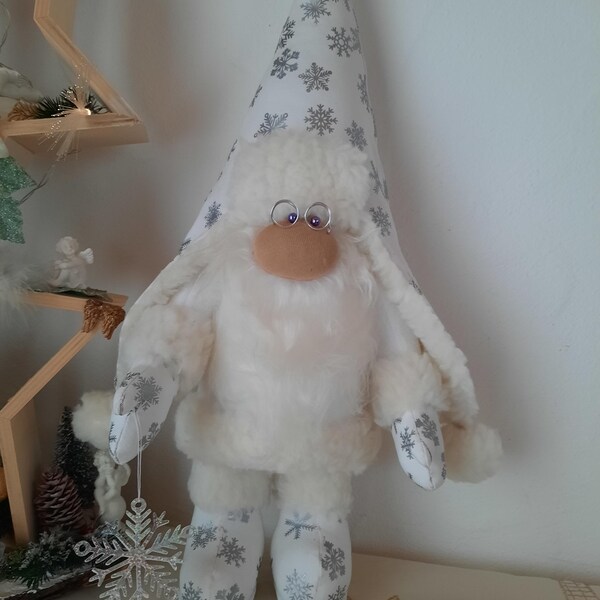 Pattern Pdf Scandinavian Gnome Lord of Snowflakes, Winter Decor ...